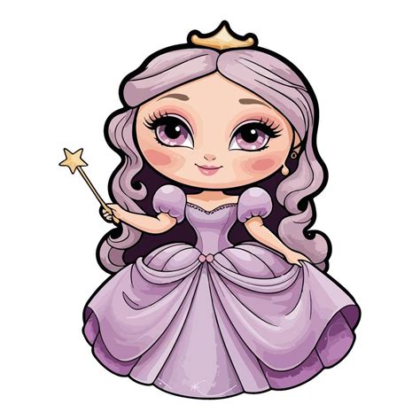 El Pequeño Hada Princesa 57041944 Vector En Vecteezy