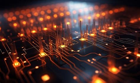 Premium Ai Image Circuit Board With Microchips And Processor Closeup 3d Rendering