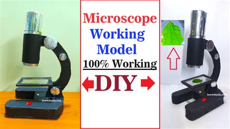 How To Make Microscope Working Model For School Science Exhibition Inspire Award Winning