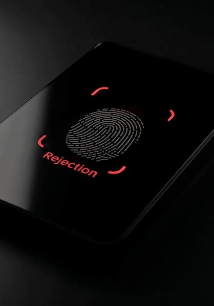 Fingerprint Authentication Failure Ai сгенерированное изображение