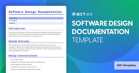 Software Design Document Template Bitai