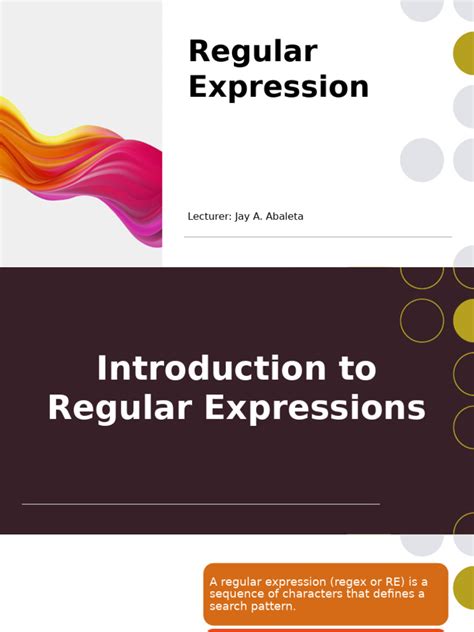 module 4 regular expression pdf regular expression formalism deductive