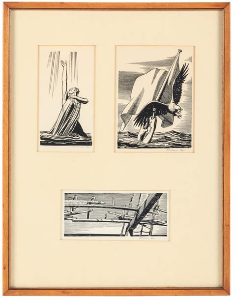 Three Original Rockwell Kent Moby Dick Illustrations May 05 2016 Pba Galleries In Ca