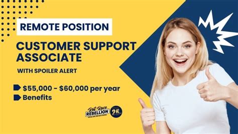 Remote Customer Support Associate Opening With Spoiler Alert