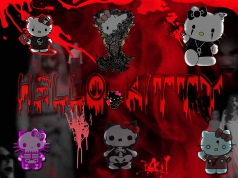 Evil Hello Kitty Wallpapers Wallpaper Cave