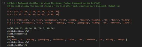Solved Advanced Sorting Han Here Is The Class Dictionary Chegg
