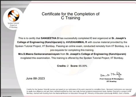 Sangeetha D On Linkedin Spokentutorial Cprogramming Iitbombay