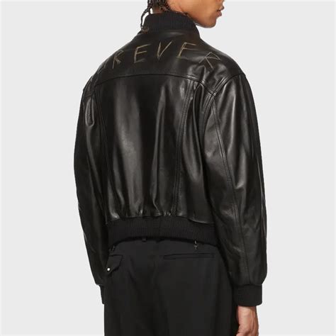 Magliano Black Leather Forever Jacket Shop Celebs Wearshop Celebs Wear