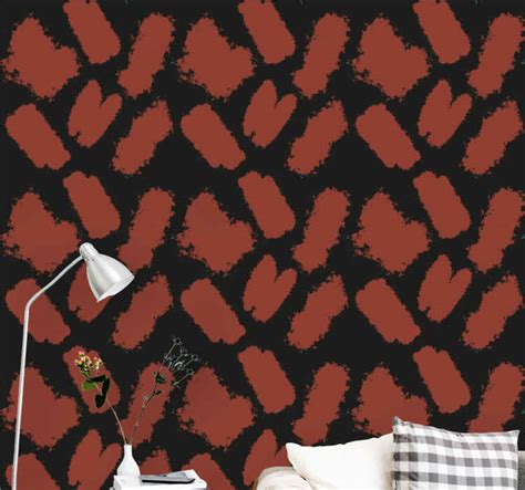 기하학적 벽지 붓질 텍스처