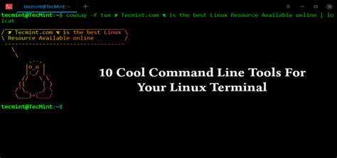 10 cool command line tools for your linux terminal