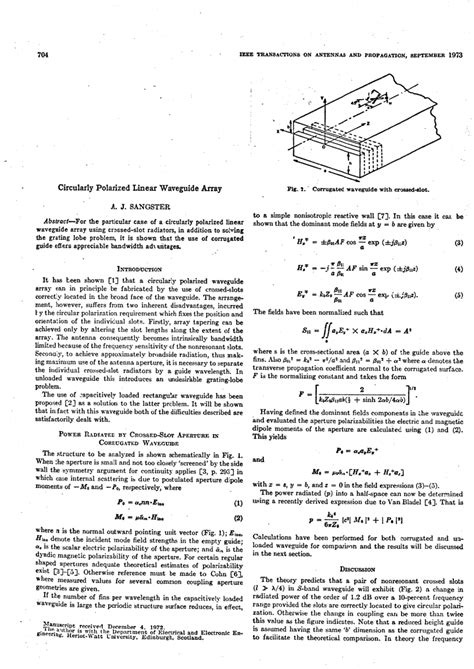 Pdf Circularly Polarized Linear Waveguide Array