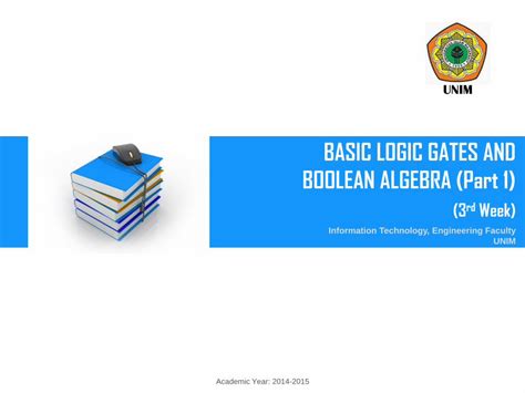PDF 3rd Week Basic Logic Gates Boolean Algebra Part 1 DOKUMEN TIPS