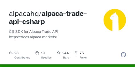 Github Alpacahqalpaca Trade Api Csharp C Sdk For Alpaca Trade Api Docsalpacamarkets
