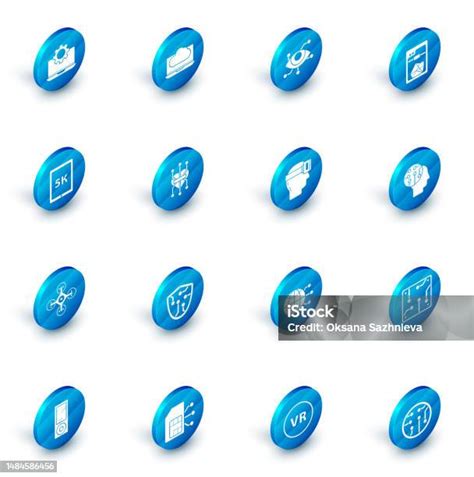 클라우드 기술 데이터 전송 및 저장 가상 현실 3d 프린터 텍스트 5k가 있는 태블릿 드론 프로세서 인간의 두뇌를 디지털 회로 기판 및 안경 아이콘으로 설정합니다 벡터 3