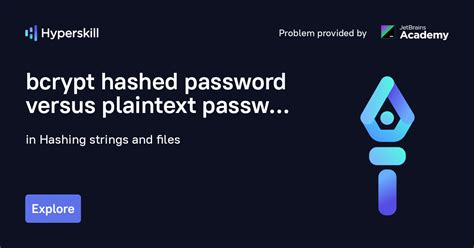 Bcrypt Hashed Password Versus Plaintext Password Hashing Strings And