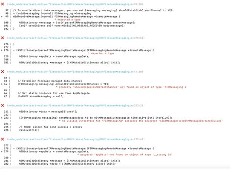 Firebasemessaging Error With Ios Build Related To Rnfirebase