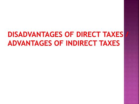 Direct Tax Vs Indirect Tax PPTX