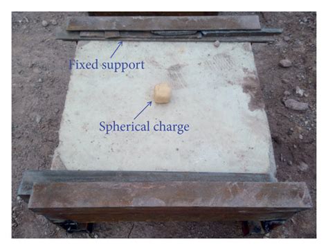 Air Contact Blast Tests Setup A Spherical Explosive B Cylindrical Download Scientific