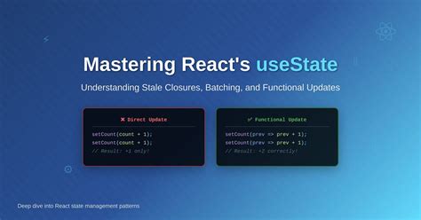 Mastering Reacts Usestate A Deep Dive Into Stale Closures Batching And Functional Updates