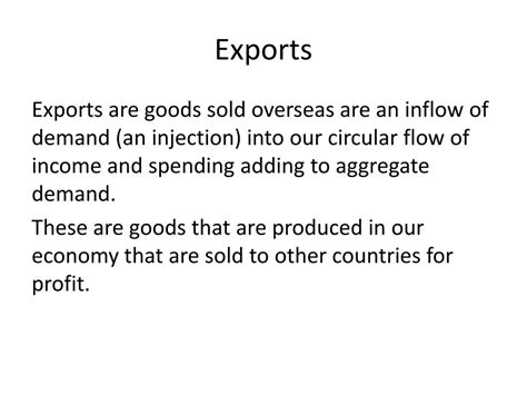 PPT Net Exports PowerPoint Presentation Free Download ID 2752001