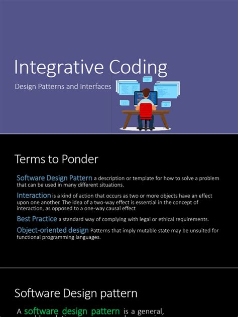 Integrative Programming Technology Integrative Coding Pdf Software Design Pattern Class