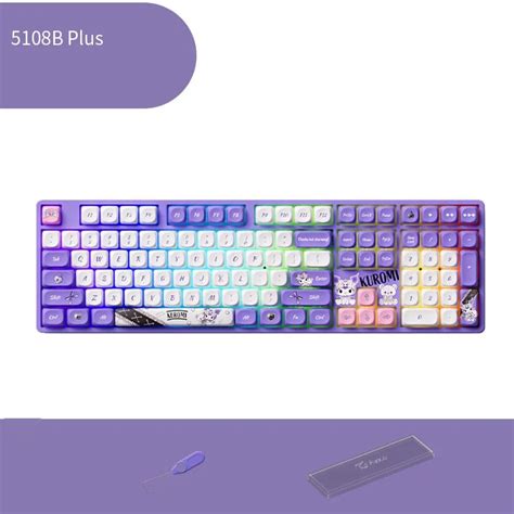 Kuromi 5108b Plus Keyboard Hello Kitty Charm Noveltykeycaps