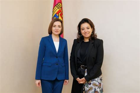 Our Dima Al Khatib Met President Maia Sandu On The Occasion Of Completion Of Her 4 Year Mandate