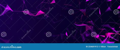 Technology Background Abstract Digital Combination Dots Network