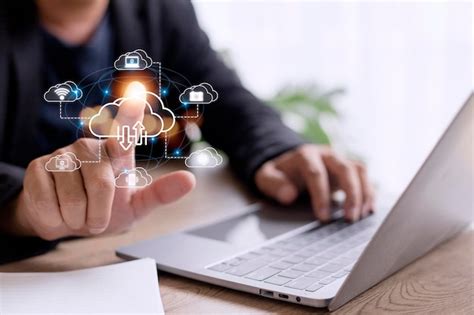 Premium Photo Icon Cloud Computing Network And Icon Connection Data Information Cloud