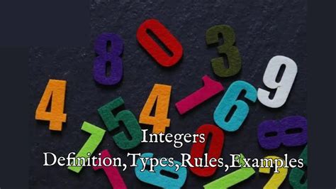 Integers Definition Number Rules Formula And Examples