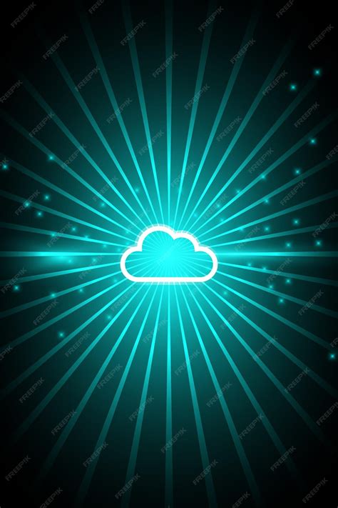 Premium Vector Cloud Computing Technology Concept Abstract Background Vector Illustration