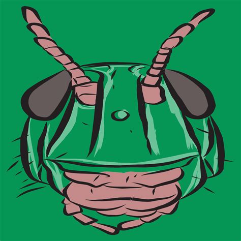 Image Of A Grasshopper Head Suitable For Icons Symbols Stickers And More 24113981 Vector Art