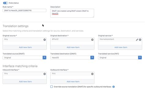 Simple DNAT Rule Created With Server Access Assistant Does Not Work Discussions Sophos