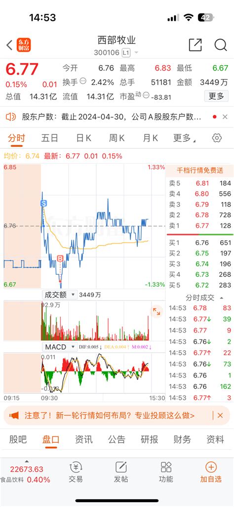 小白练练手西部牧业300106股吧东方财富网股吧