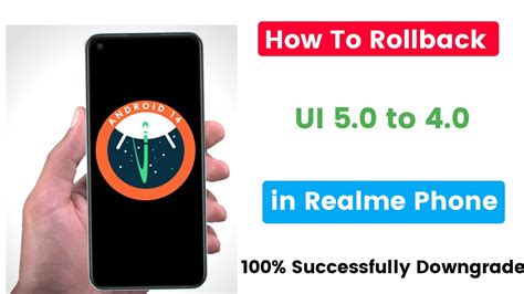 How To Rollback Realme Ui To How To Downgrade Realme Ui To YouTube