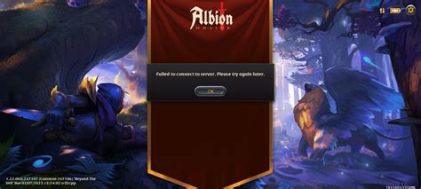 Failed To Connect To Server Whenever I Use My Mobile Data Internet R Albiononline
