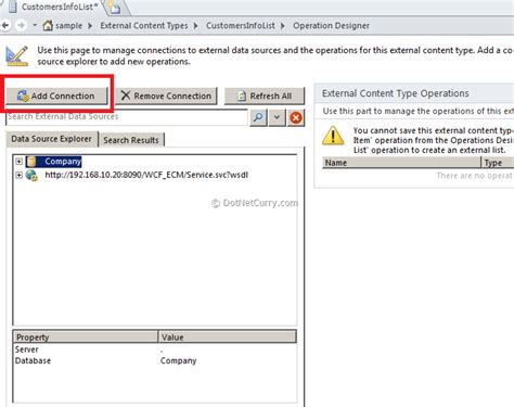 Sharepoint 2010 Connecting To Sql Server Using The External Content