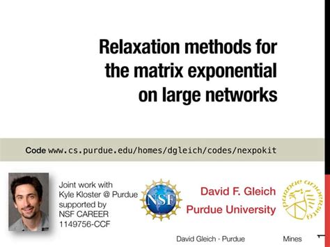Fast Relaxation Methods For The Matrix Exponential Pdf