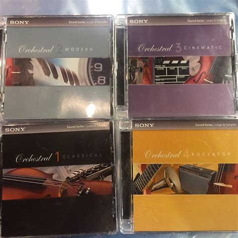 Sony Orchestral Sound Series Loops And Samples Cd Lot Vol 1 Reverb