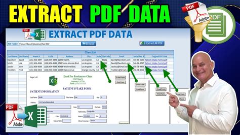 How To Extract Data From Unlimited PDF Forms To An Excel Table IN ONE