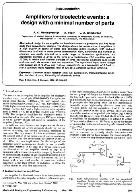 Pdf Biosemi Eeg Ecg Emg Bspm Neuro Amplifier Electrodes · Latch Up May Occur If The Common