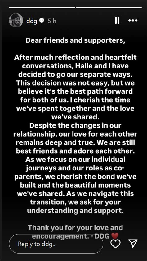 Ddg Declares He Wont Date Again Unless He Reconciles With Ex Halle