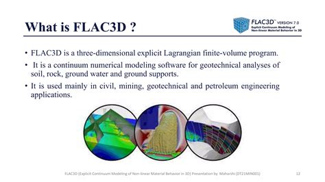 Numerical Modeling And Flac3d Introductionpptx 3 D Graphics Computer Software And Applications