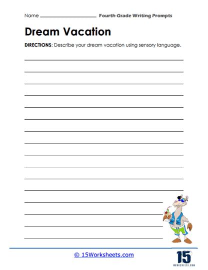 4th Grade Writing Prompts Imaginative Expression Practice 15