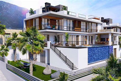 Villa Med Sex Sovrum I Ett Projekt Med Hälsotema I Esentepe Dmg North Cyprus Property Group