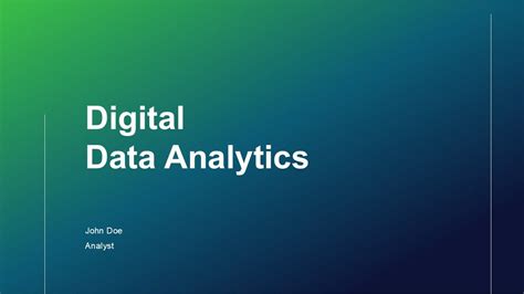 Digital Data Analytics Ppt Powerpoint St Ai