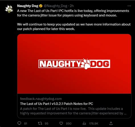 New Patch For Pc Fixing Mouse Jittering 1021 Rthelastofus