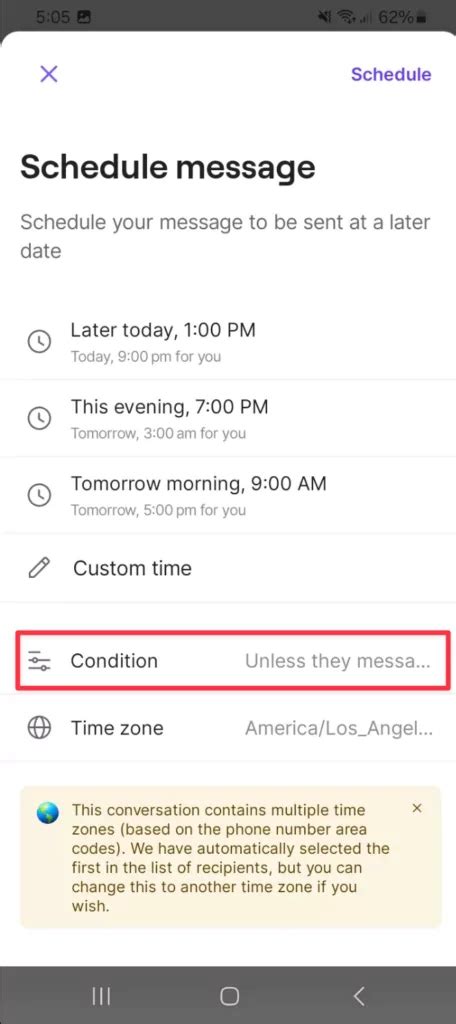 How To Schedule A Text Message On Most Devices Quo Formerly Openphone