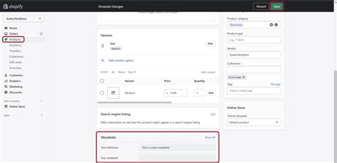 How To Add Metafields To Products In Shopify