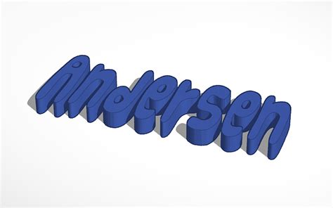 3d Design Name Tinkercad